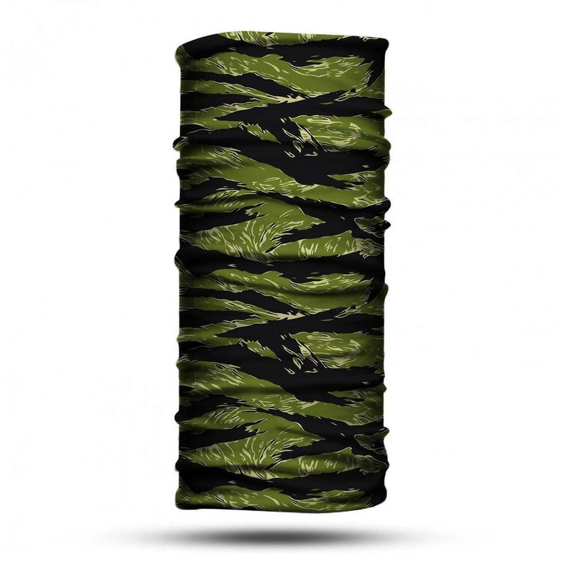 Tiger Stripe Camouflage Buff Scarf Neck Warmer Head Band Summer ...