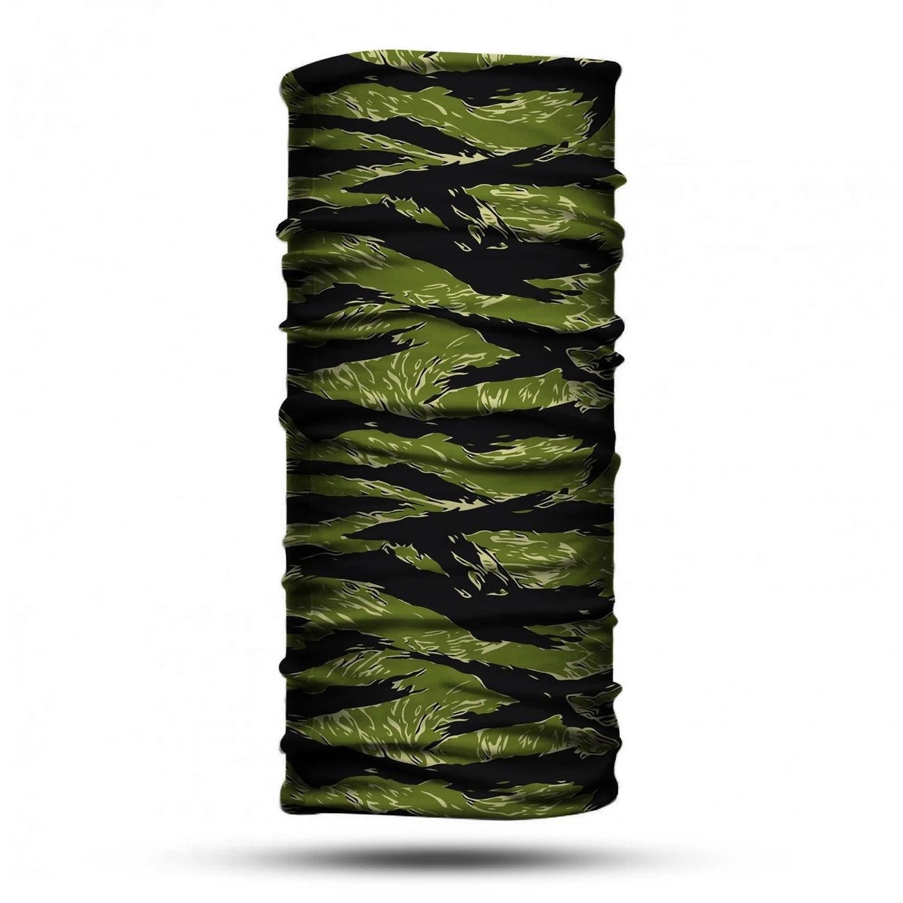 Tiger Stripe Camouflage Buff Scarf Neck Warmer Head Band Summer ...