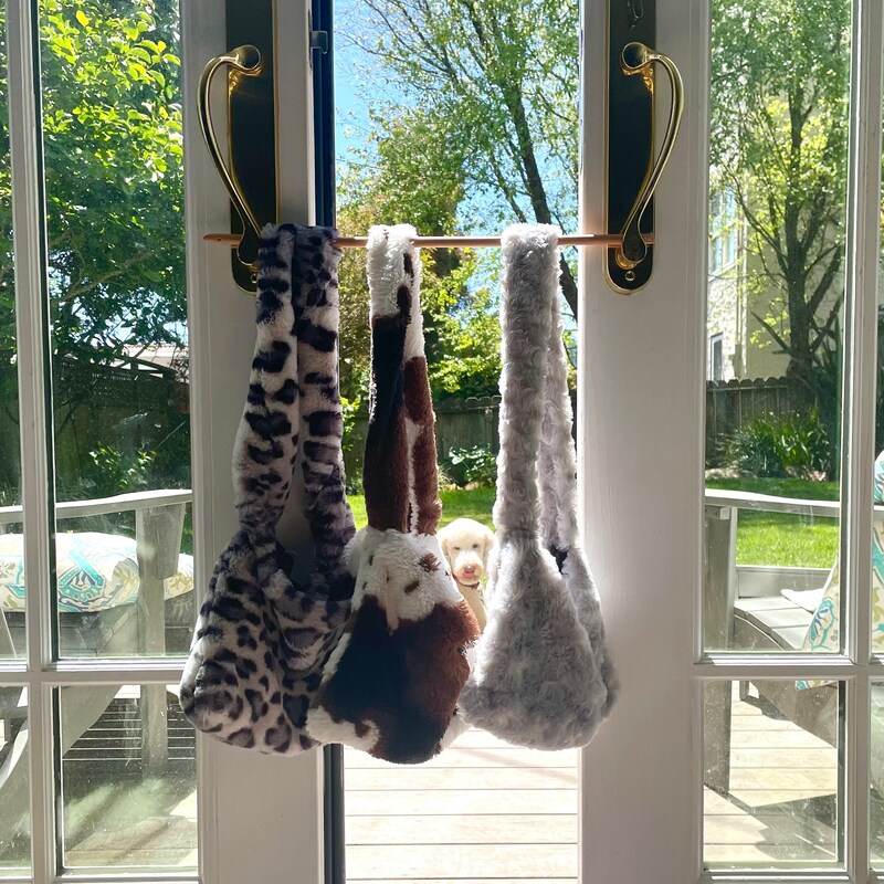 Fuzzy Tote Bag - Etsy