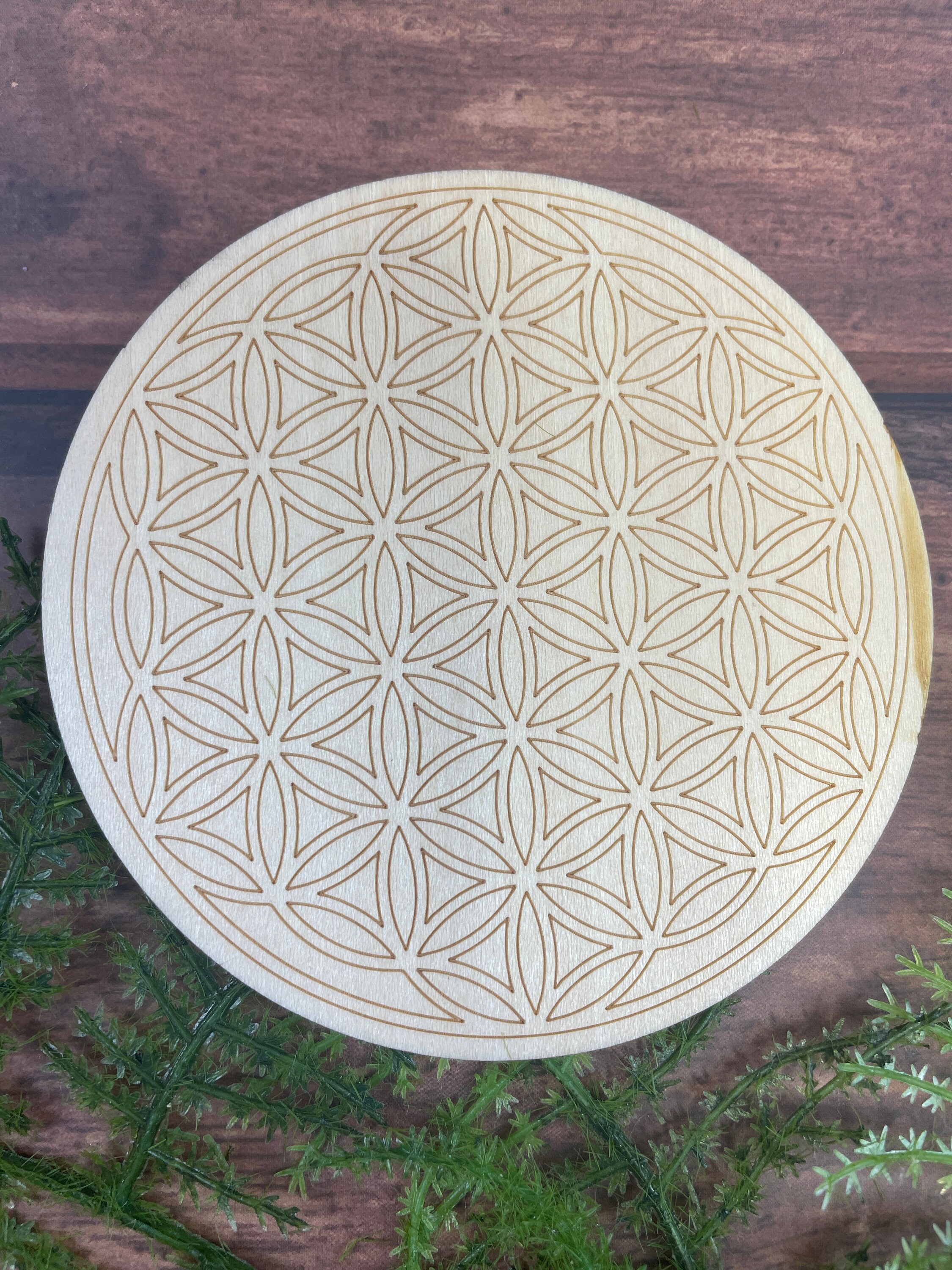 Mini Wooden Crystal Grid Boards Metaphysical Crystals, Reiki ...