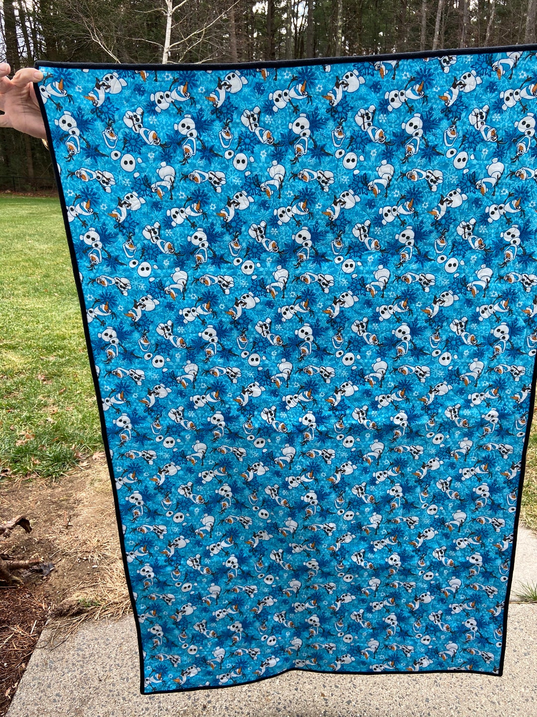 Olaf Quilt - Etsy
