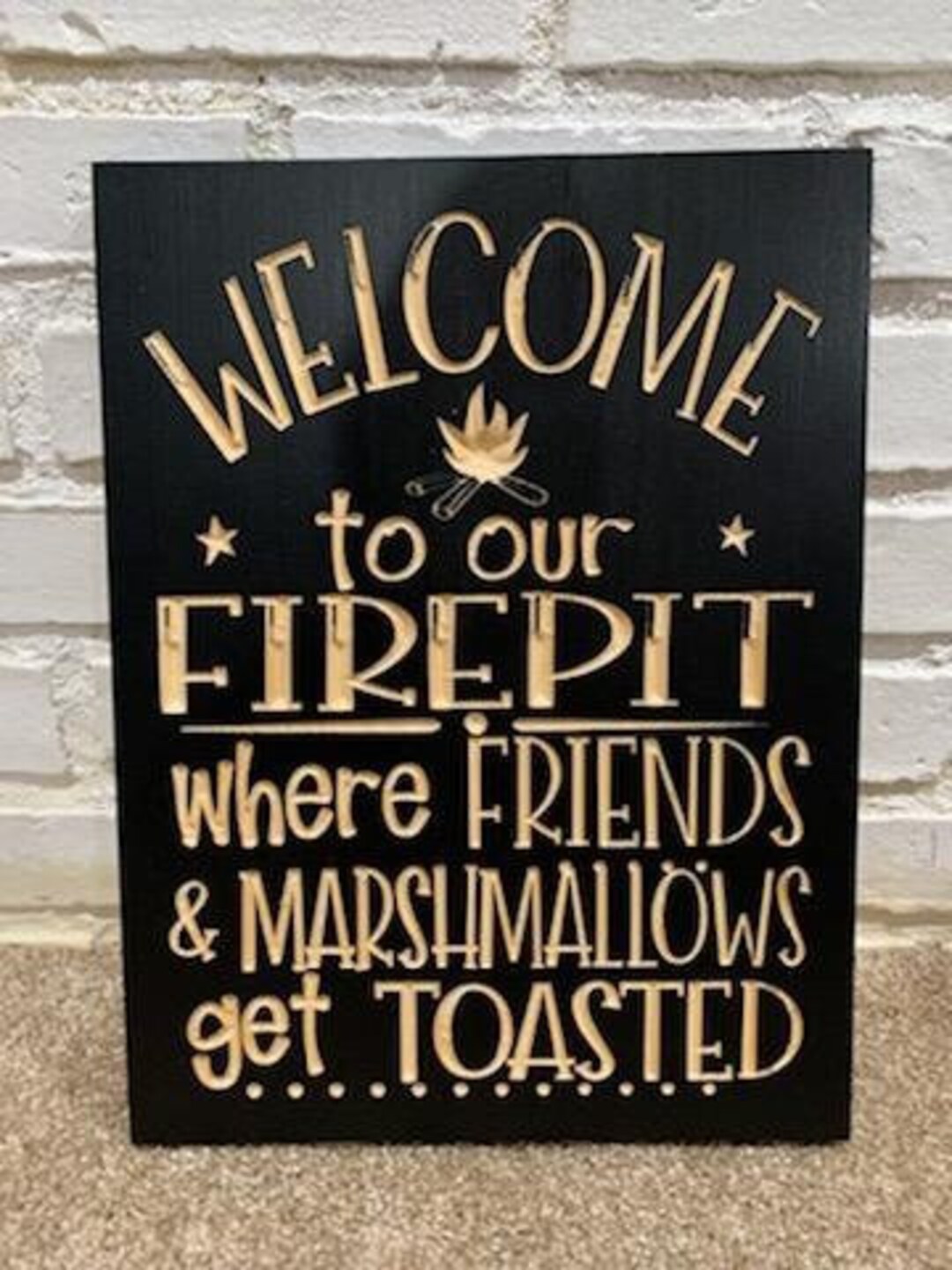 Porch Signs; Carved Signs; Firepit Signs - Etsy
