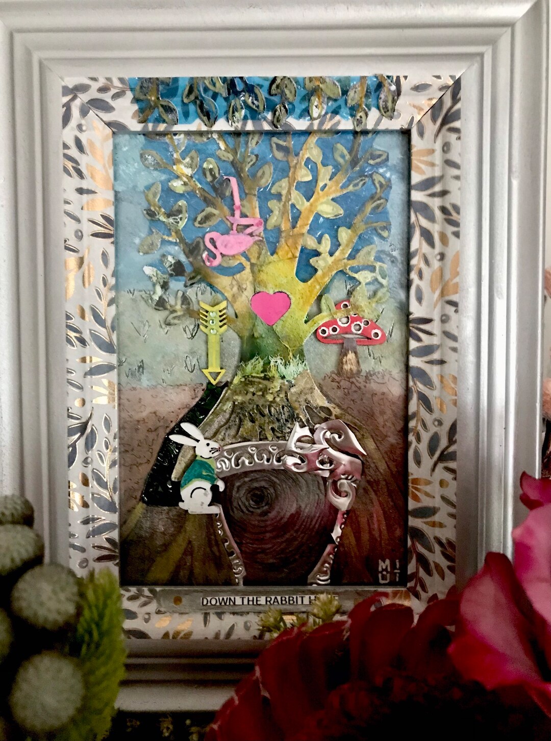 Down the Rabbit Hole Alice in Wonderland Inspired Original Signed Art ...