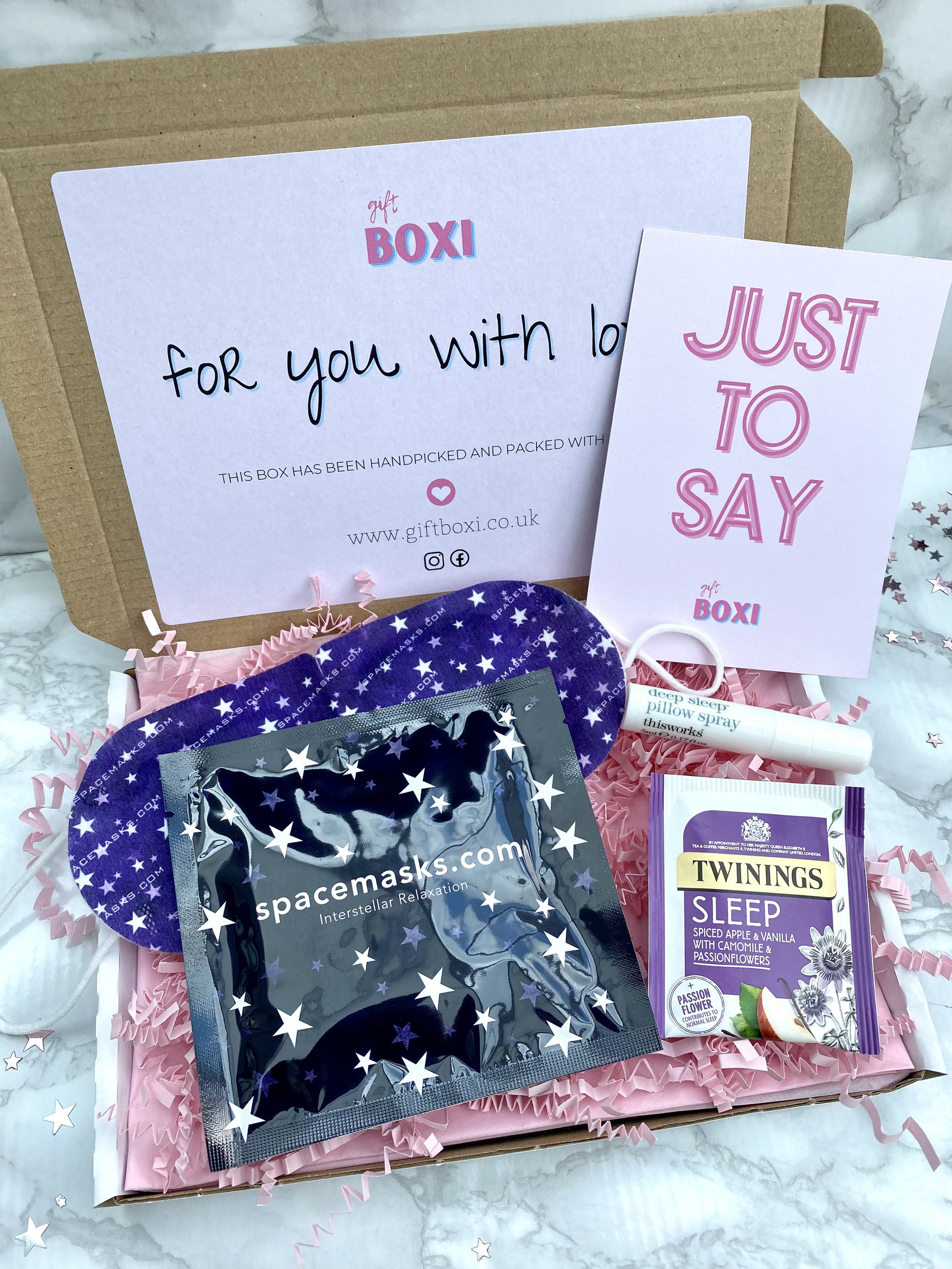 Sleep Letterbox Gift Rest & Relaxation Deluxe Pamper - Etsy UK