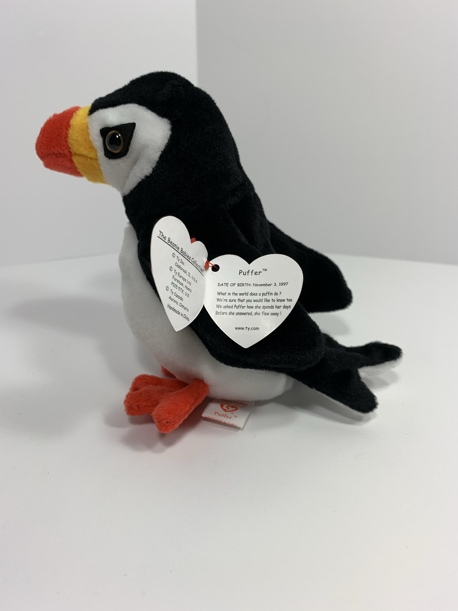 Toys Toys & Games Beanie Babies Ty Animal Collection Collector's PUFFER ...