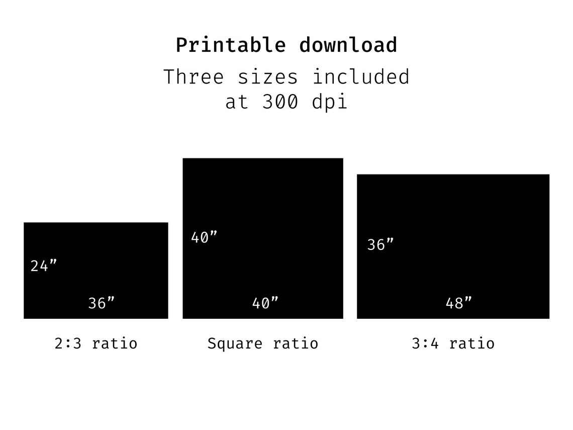 Forests of Oklahoma Map - Big Poster, Printable Digital Download ...