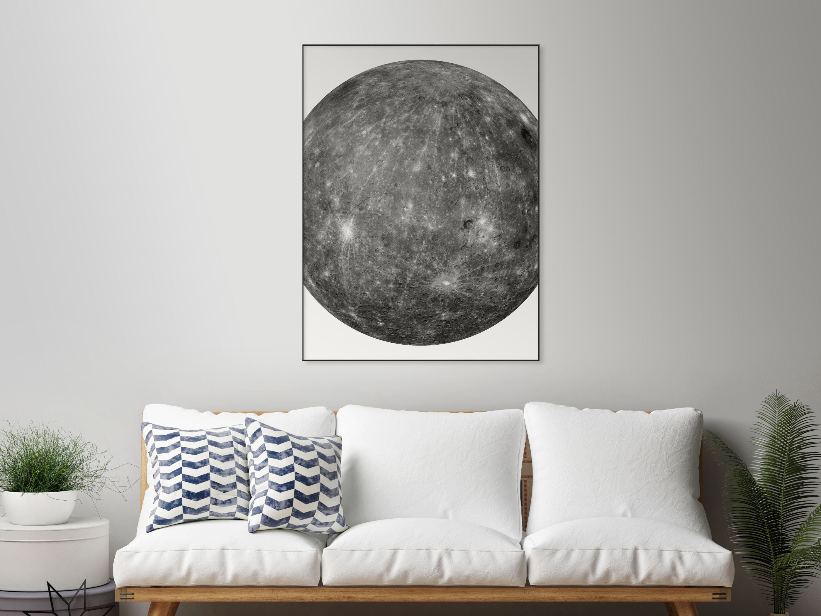 Detailed Planet Mercury Wall Art Big Poster Printable - Etsy