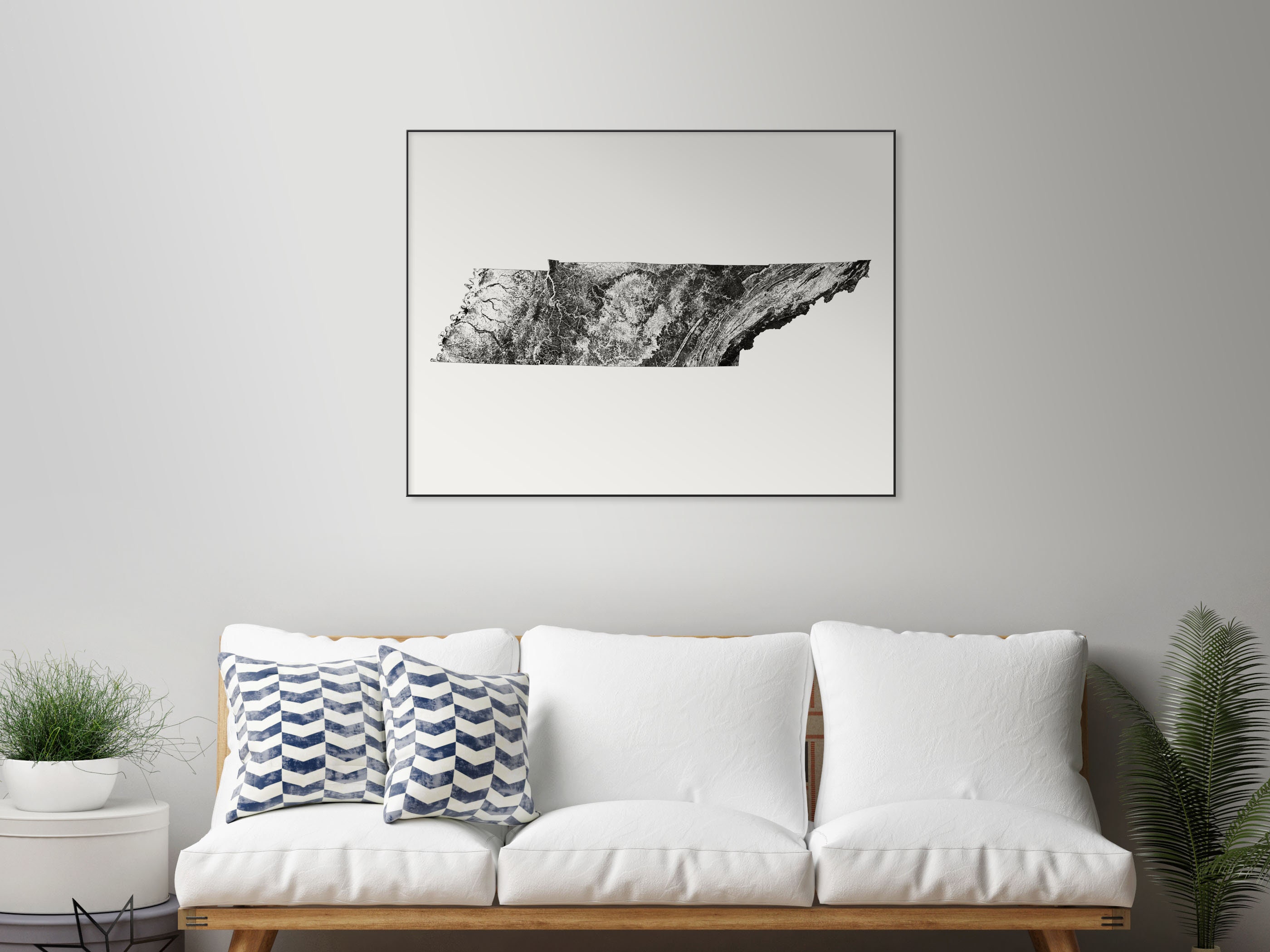 Forests of Tennessee Map - Big Poster, Printable Digital Download ...