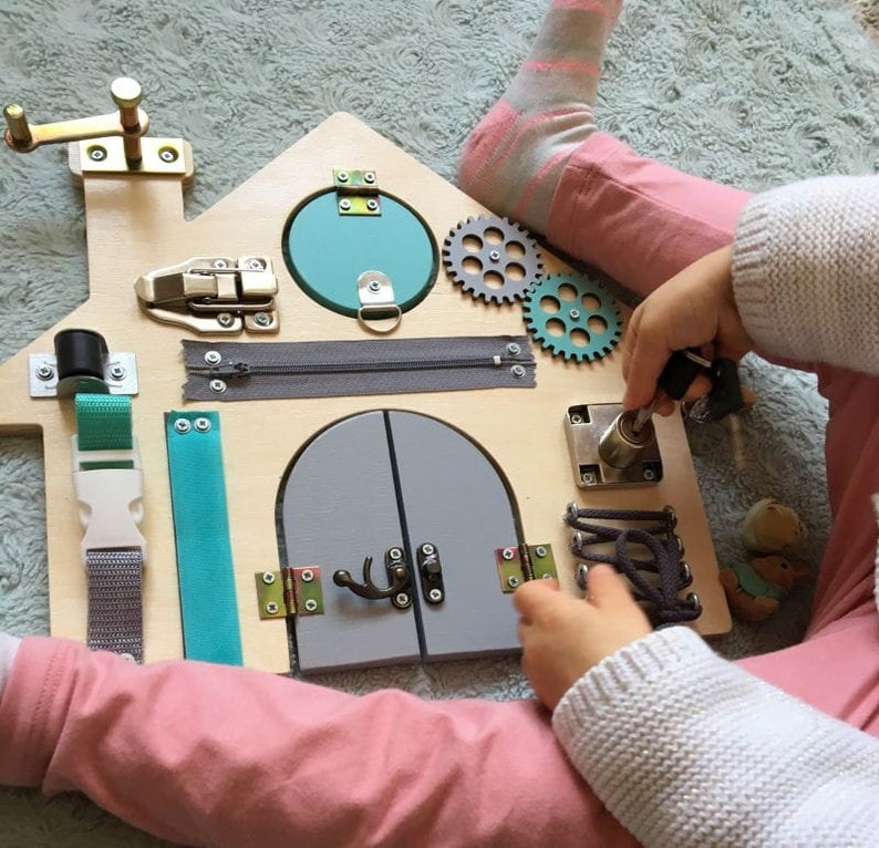 Activity Board Manipulation Board Montessori Board Busy - Etsy