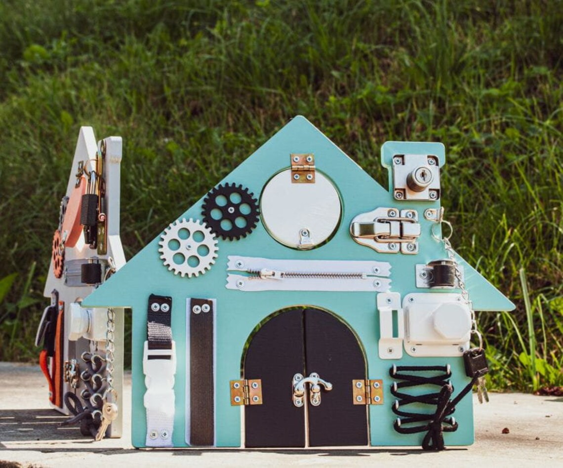 Activity Board Manipulation Board Montessori Board Busy - Etsy