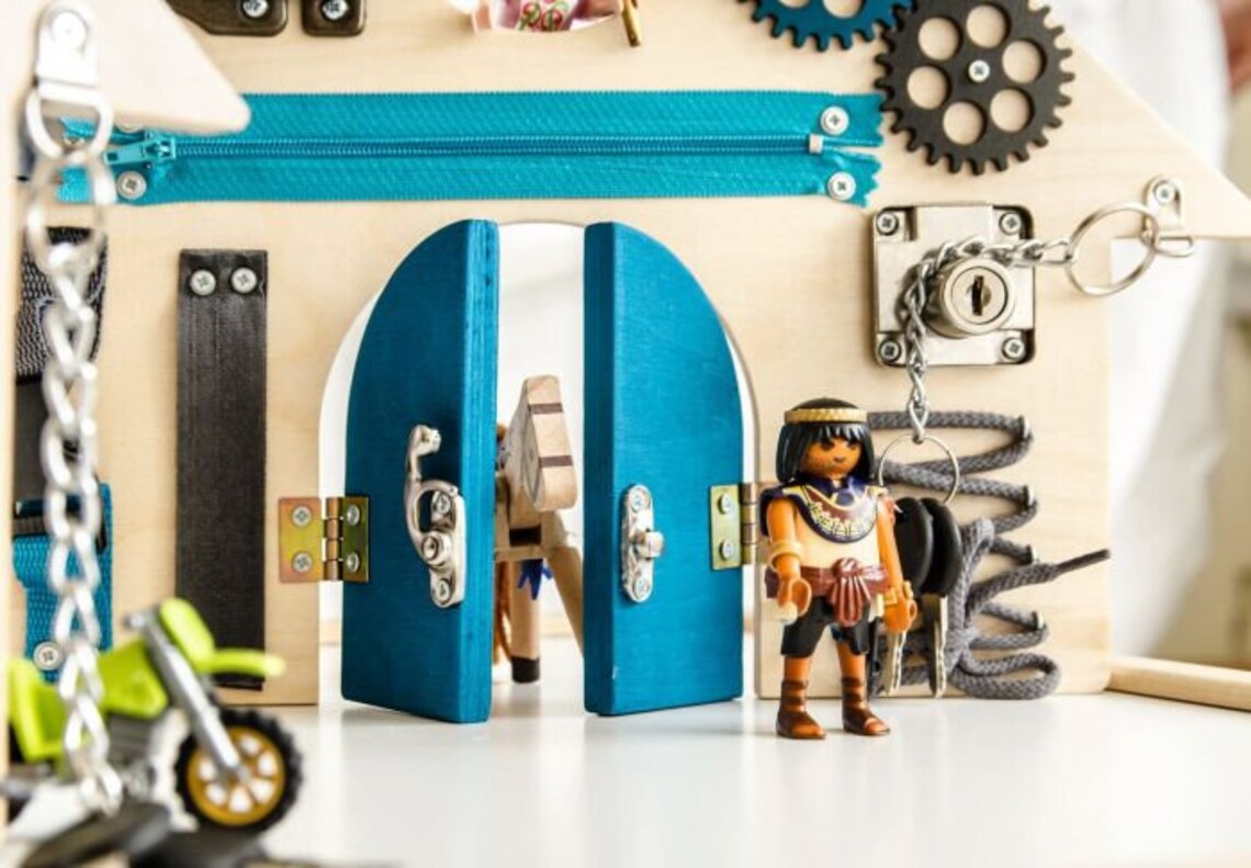 Activity Board Manipulation Board Montessori Board Busy - Etsy