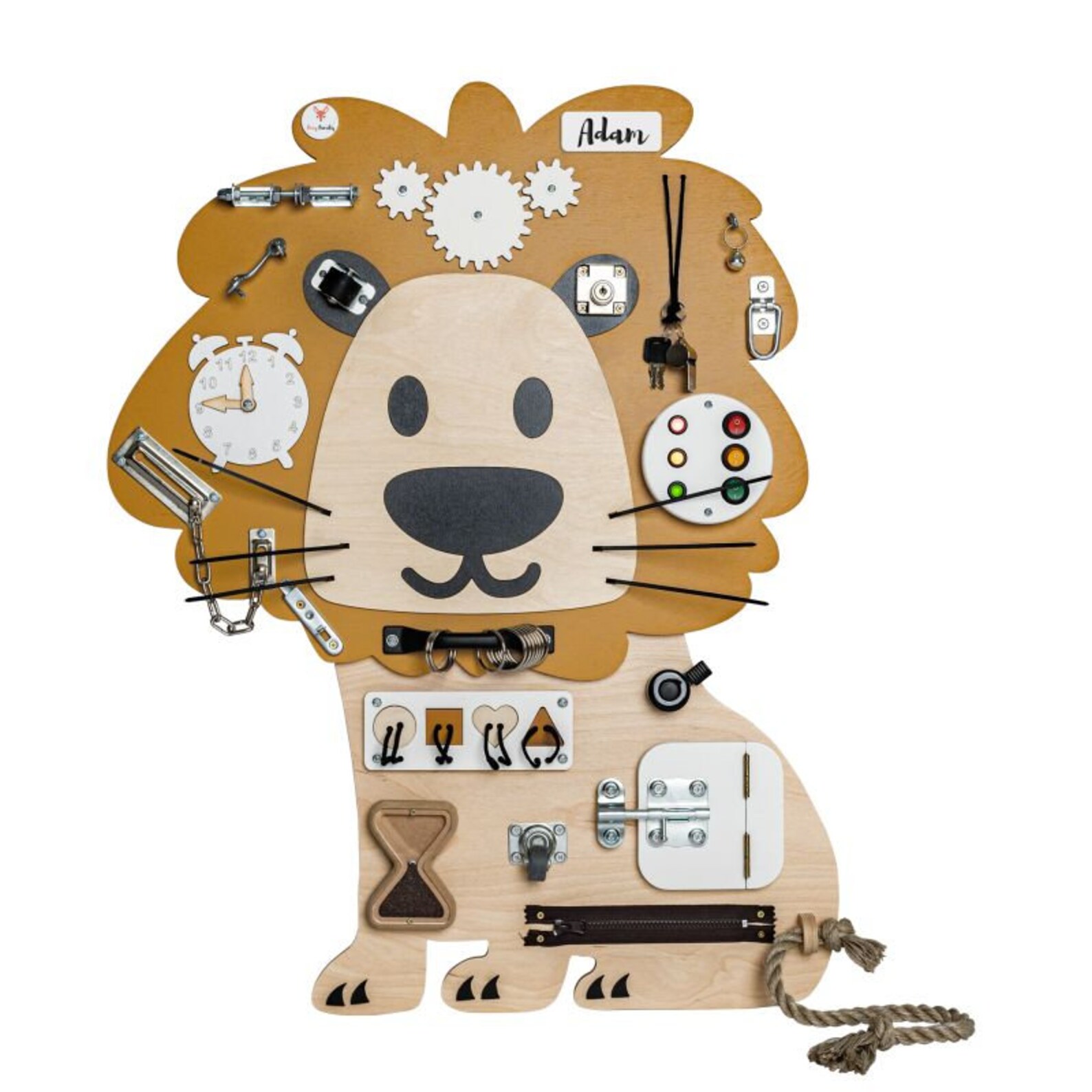 Busy Board, Montessori Board, Toddler Board, Manipulation Board - Etsy