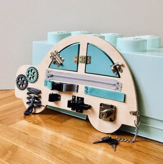 Activity Board Manipulation Board Montessori Board Busy - Etsy