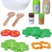 Wooden Salad Vegetables Set With a Bowl Play Food - Etsy