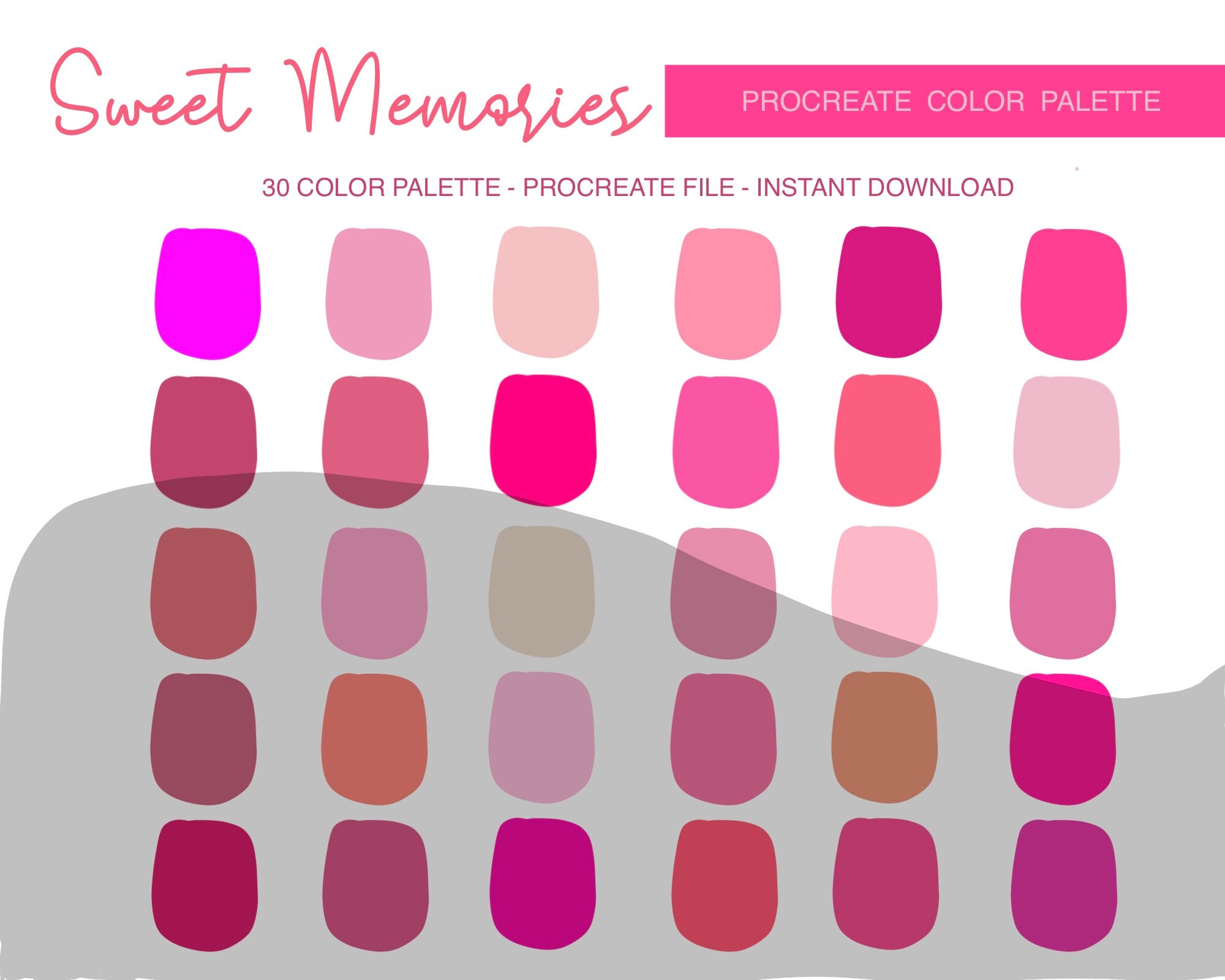 Sweet Memories Color/Procreate Color Palette/ Digital Color - Etsy España