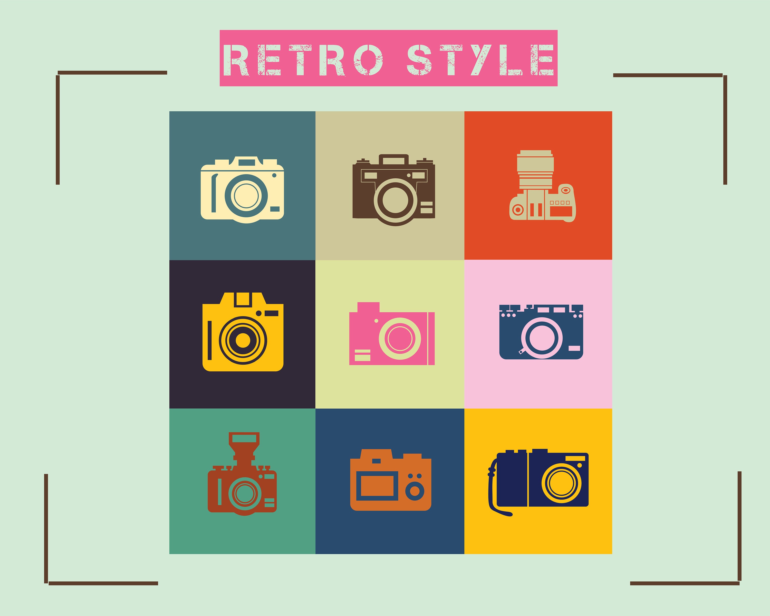 Retro Style Color,vintage Procreate Color Palette,retro, Groovy Colors ...