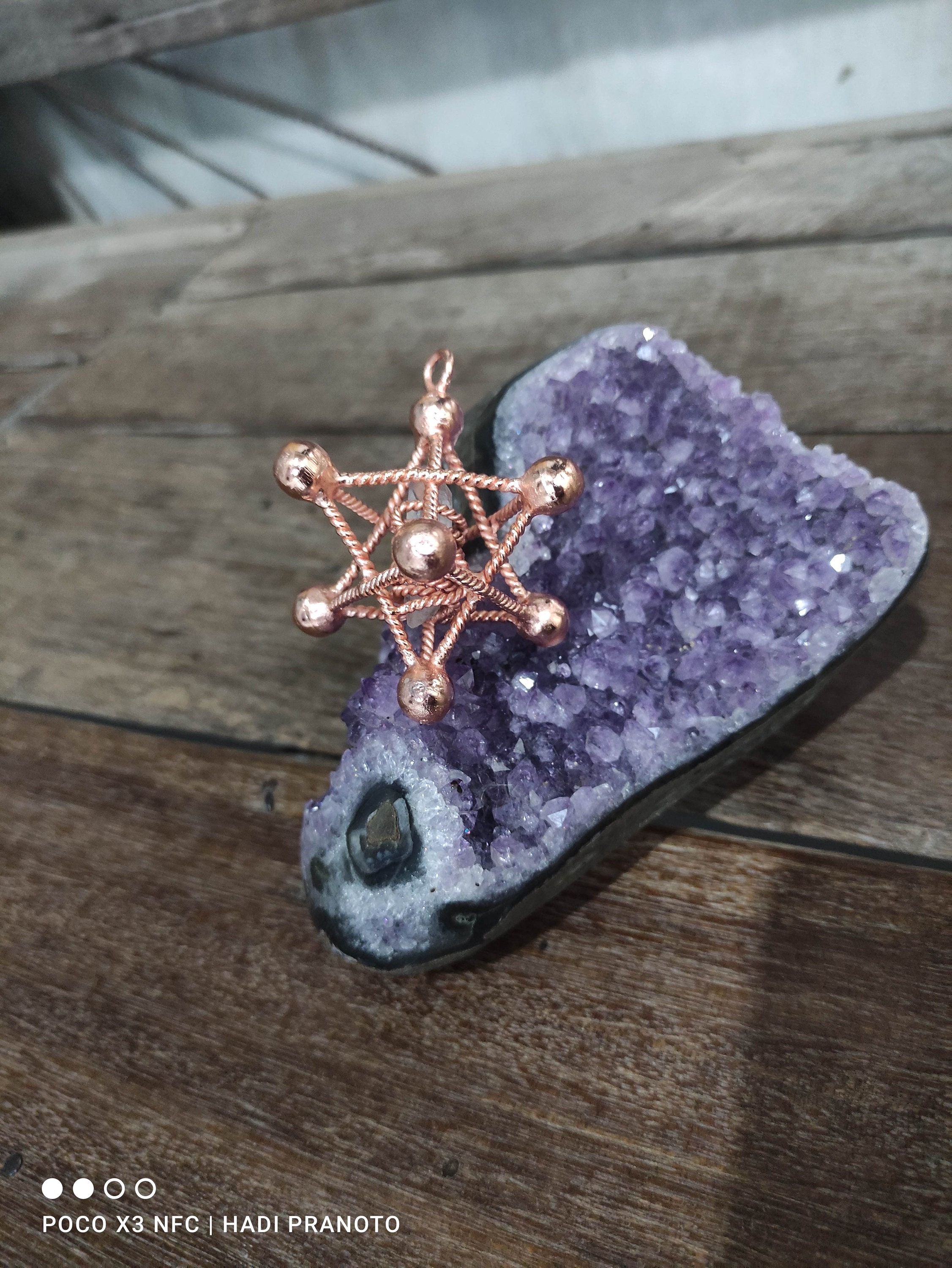 Markaba Harmonizer With Copper Beads, Sacred+empowerment Cubits - Etsy