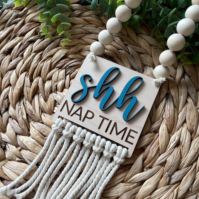 Nap Time Wooden Sign Nursery Door Sign Personalized Sign - Etsy