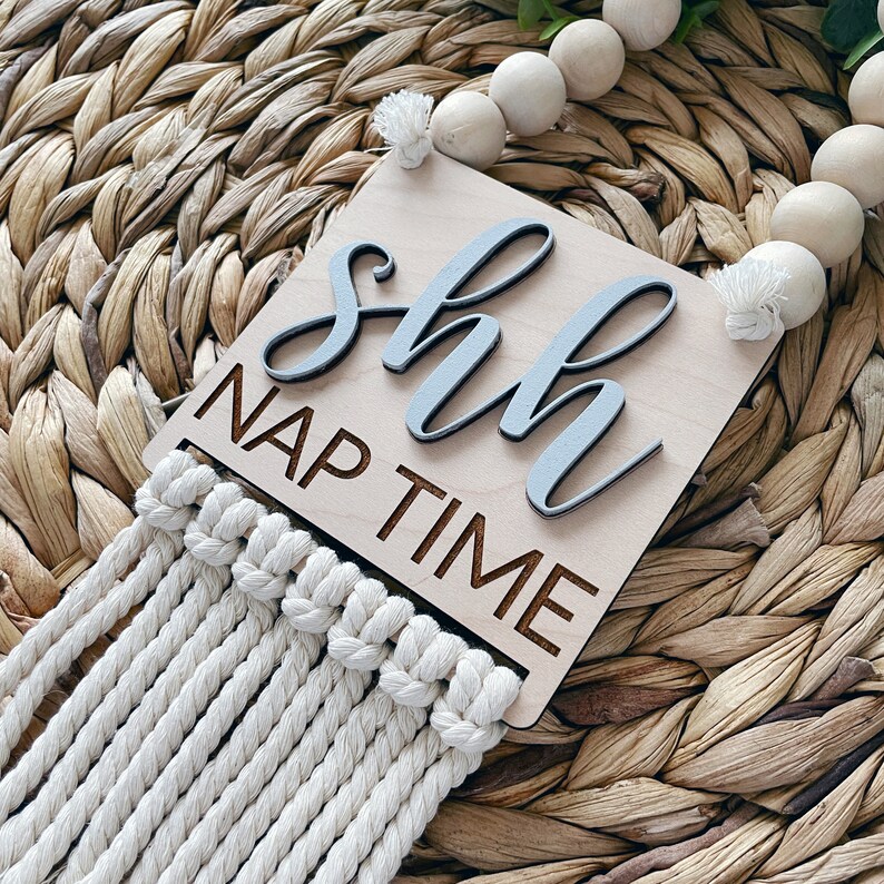 Nap Time Wooden Sign Nursery Door Sign Personalized Sign - Etsy