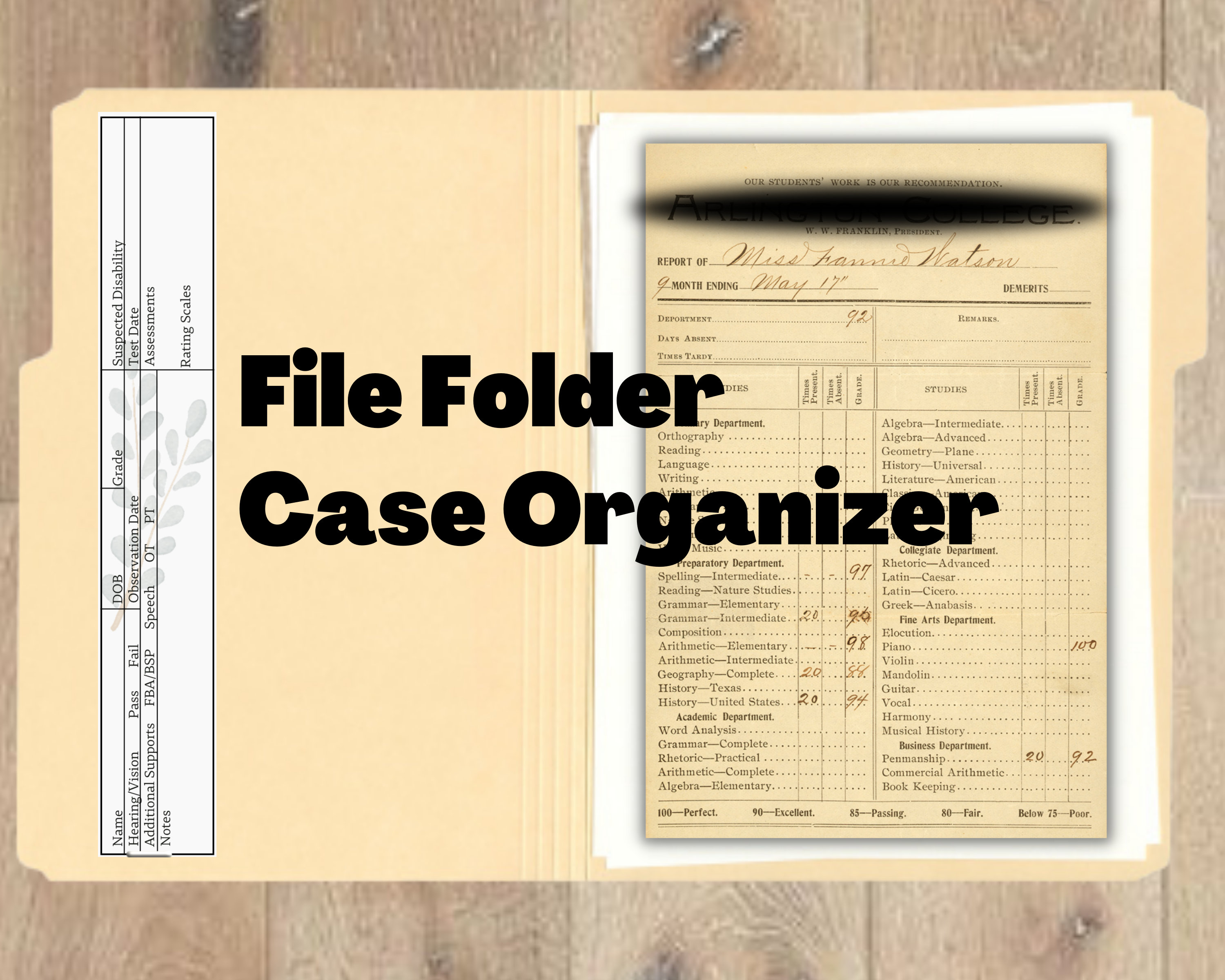 Case File Folder