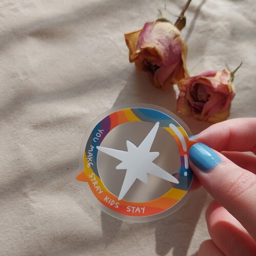 Wonky SKZ Compass Big Sticker STRAY KIDS - Etsy