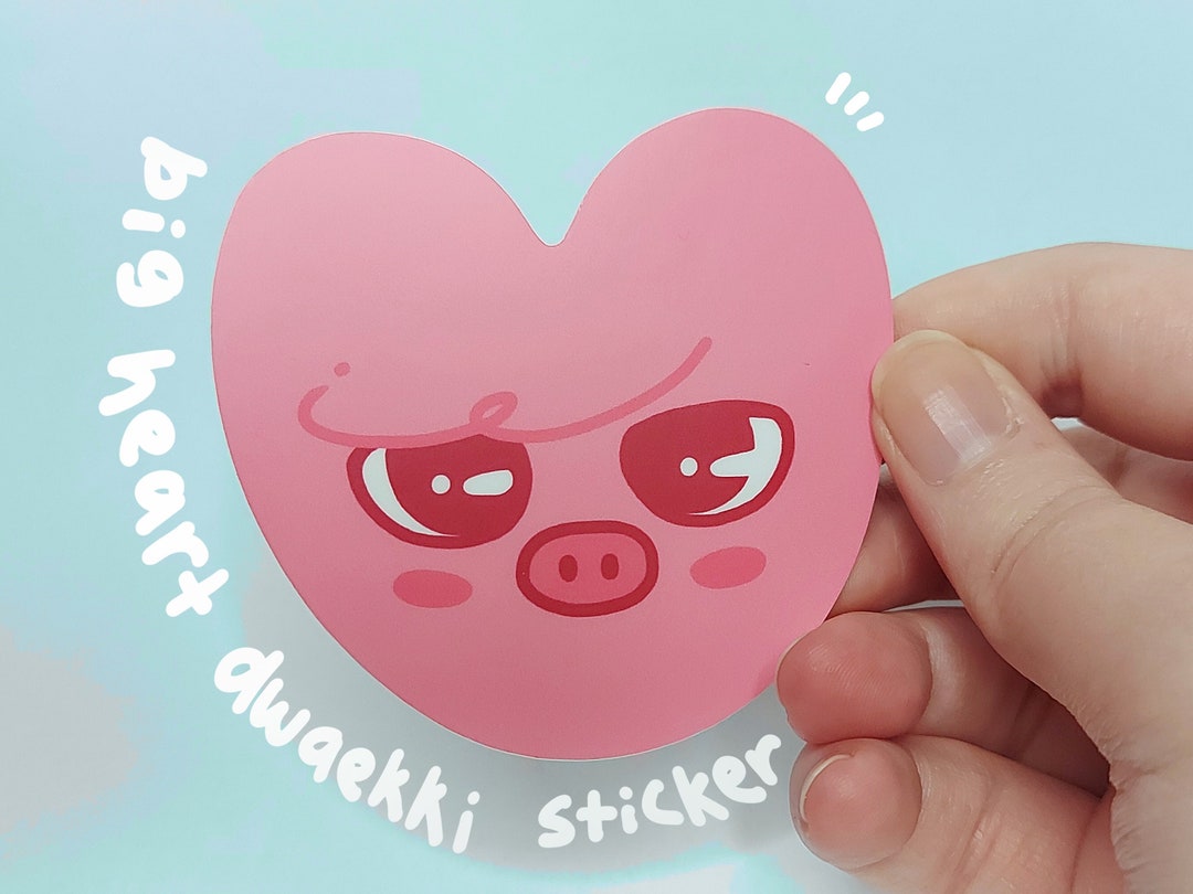 Heart Dwaekki Big Sticker | STRAY KIDS SKZOO - Etsy