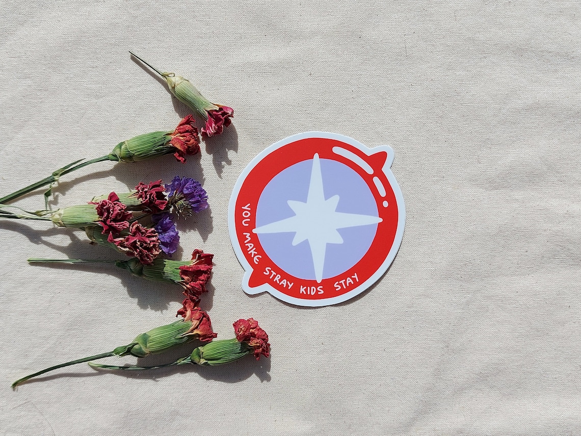 Wonky SKZ Compass Big Sticker STRAY KIDS - Etsy