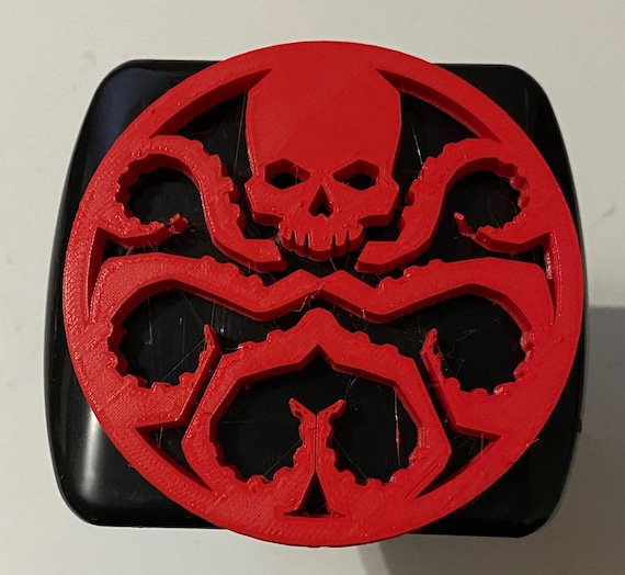 Hydra Octopus en 3D Noir avec RED 2 pouces Trailer Hitch | Etsy