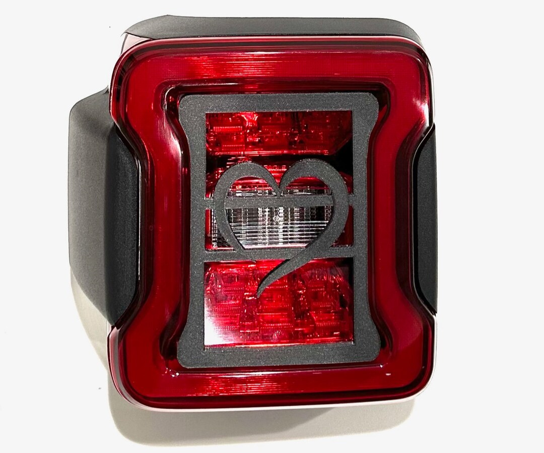 All About " Heart Love " in 3D for Jeep Wrangler Led Version JK/JKU/JL ...