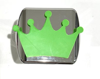 Princess Crown in 3d Chrome With Pink 2 Inch Trailer Hitch Cover ...
