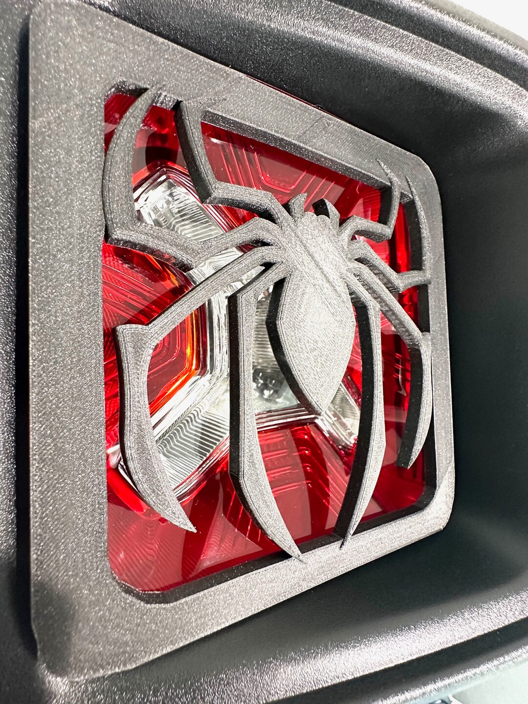 Spider Spiders in 3D Black for Jeep Renegade 2014 to 2024 Rear Tail ...