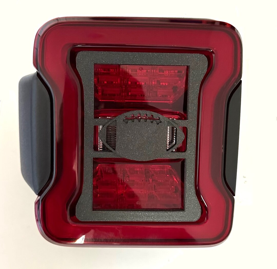 Football in 3D for Jeep Wrangler Led Version JK/JKU/JL Rear Tail Light ...