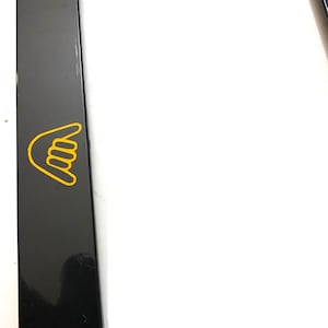 Hawaiian Shaka - Black With Yellow Automotive License Plate Frame ...