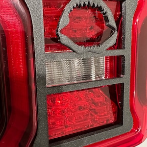 Shark Teeth Jaws Like in 3D for Jeep Wrangler Led Version JK/JKU/JL ...