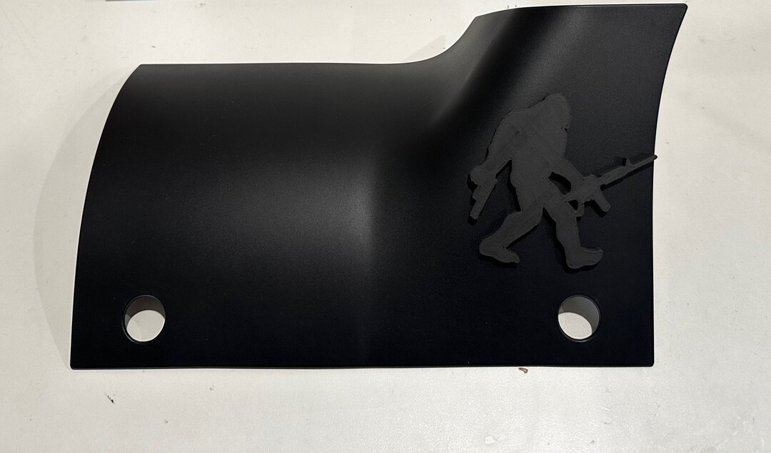 Bigfoot Warrior W Guns in 3d Blk W Black for Jeep JL JLU & Jeep ...