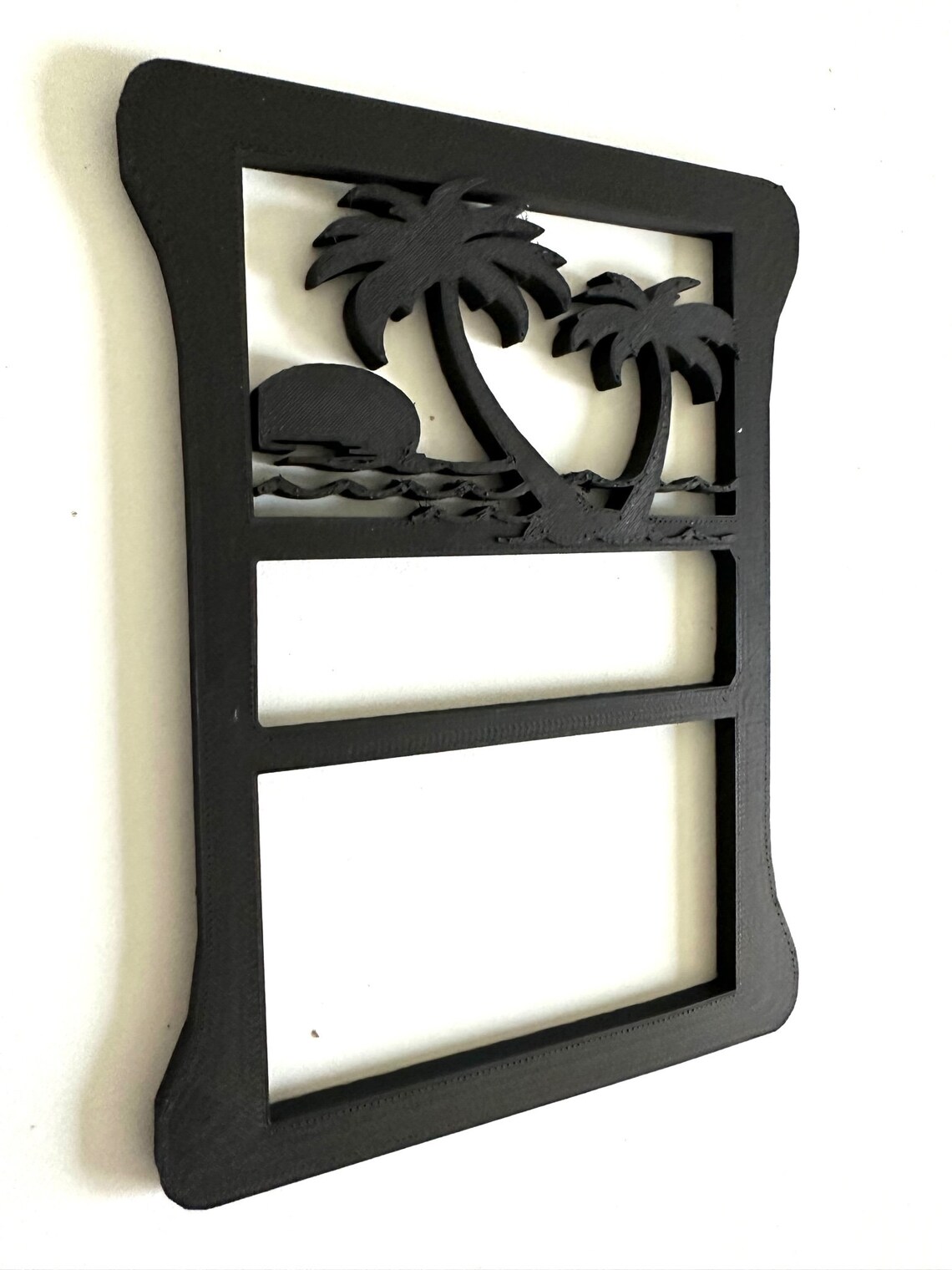 Beach Scene With Waves W Palm Trees in 3D for Jeep Wrangler Led Version ...