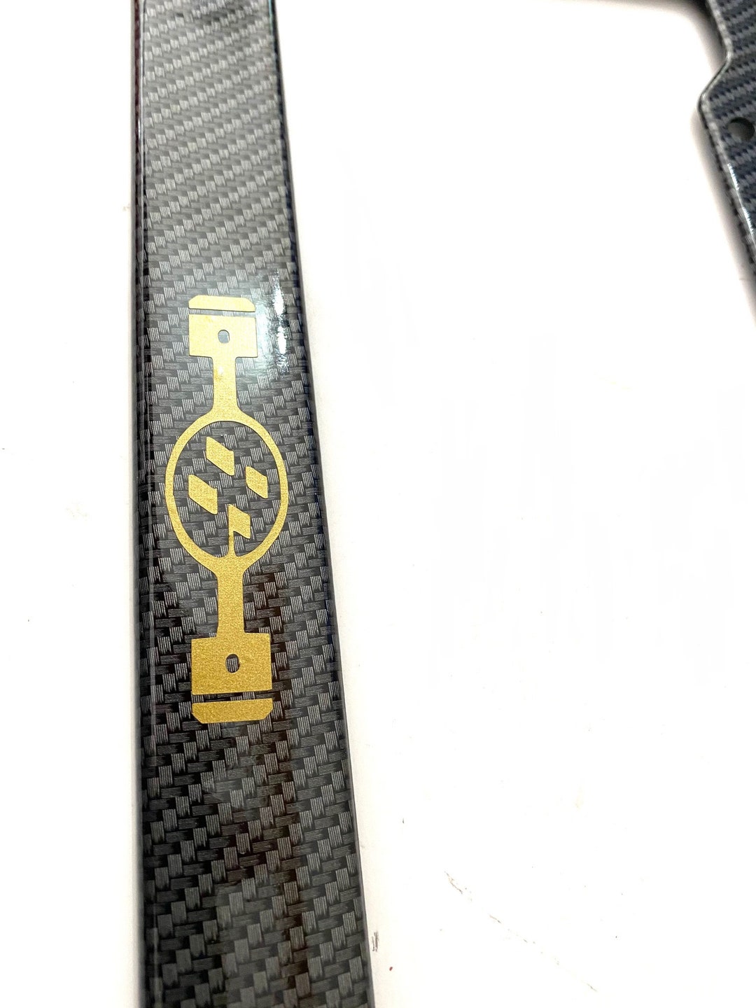 Ae86 Piston " the World is Flat " - Carbon Fiber With Gold - Automotive ...