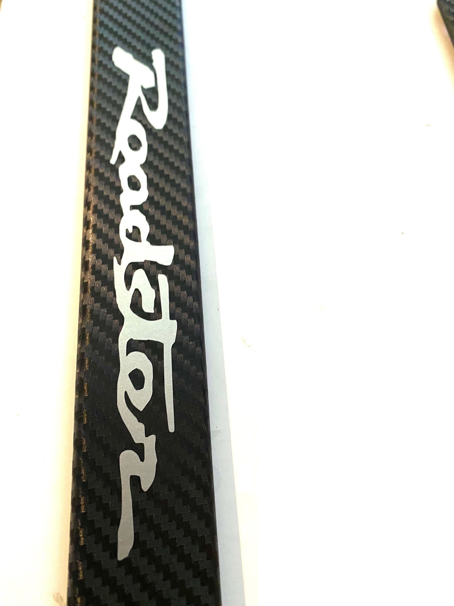 Roadster Cursive - Carbon Fiber With Grey - Automotive License Plate ...