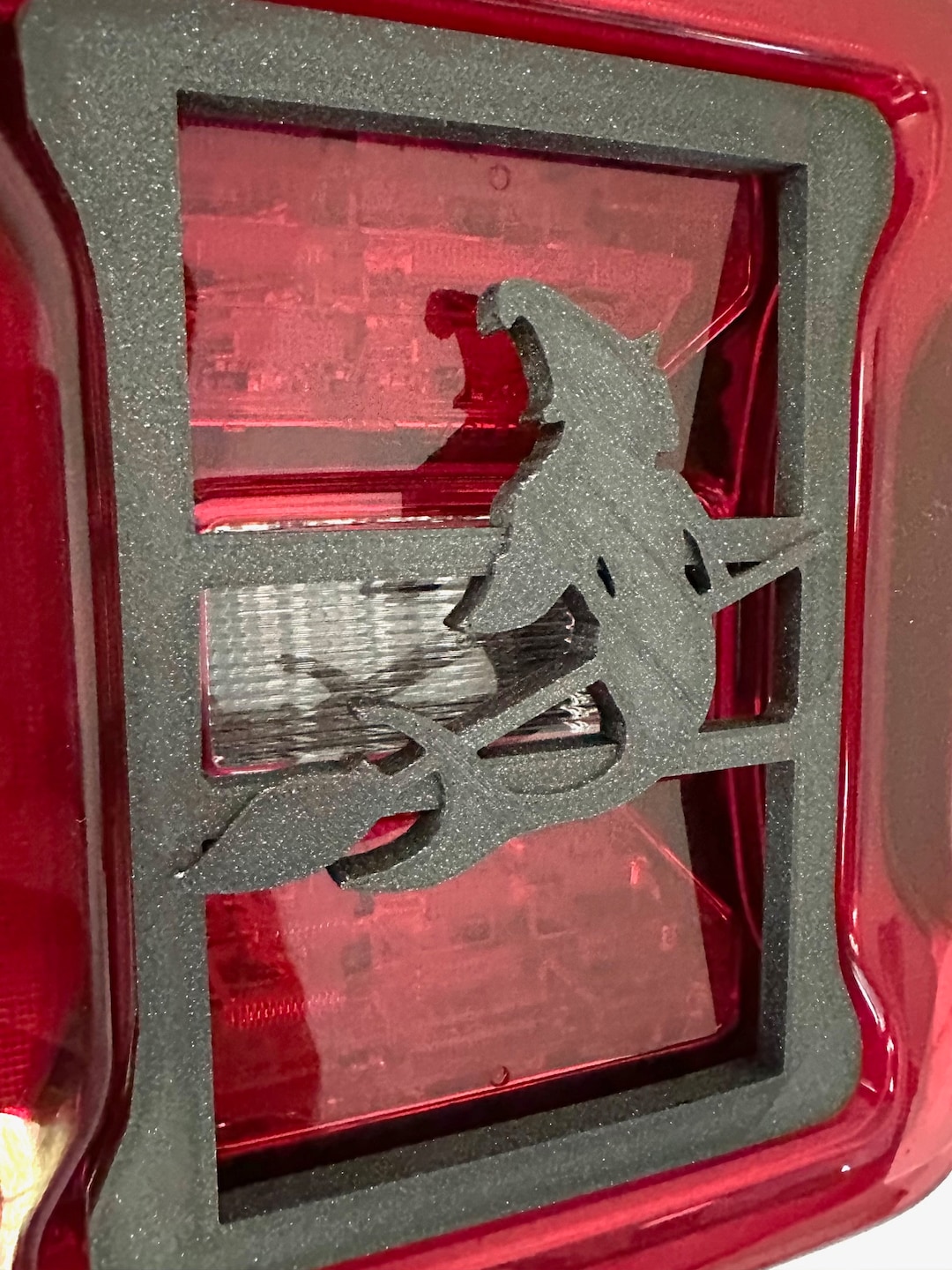 Mermaid Witch W Broom in 3D for Jeep Wrangler Led Version JK/JKU/JL ...