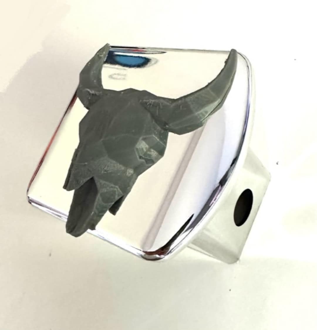 Bison American Buffalo Cyber Style in 3D - Chrome With Various Colors ...