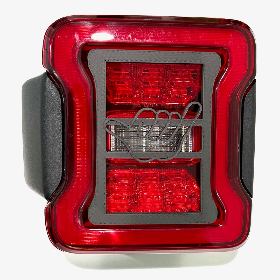 Shaka Hand Motion in 3D for Jeep Wrangler Led Version JK/JKU/JL Rear ...