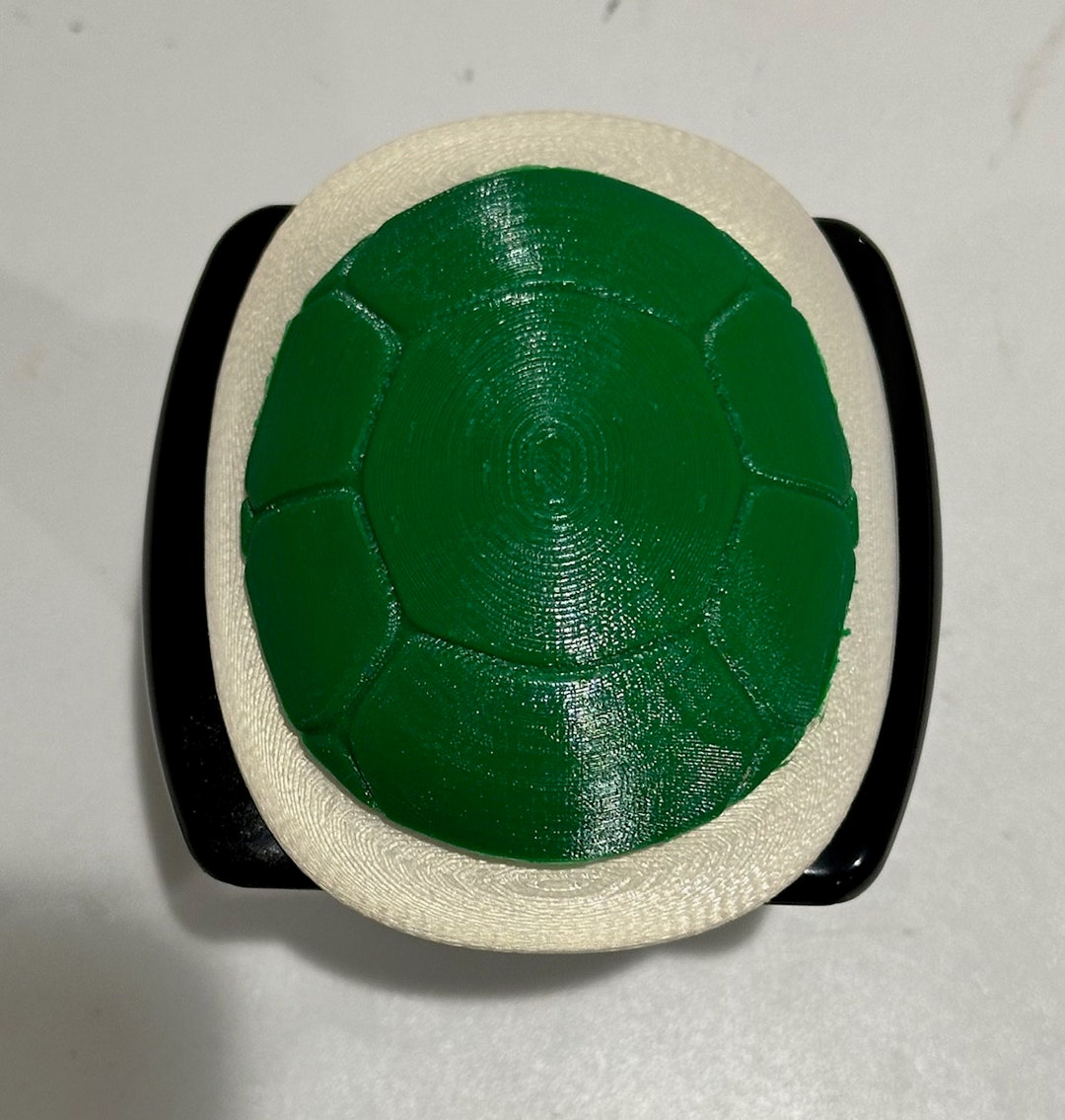 Turtle Full Shell in 3d - Black With Green 2 Inch Trailer Hitch Cover ...