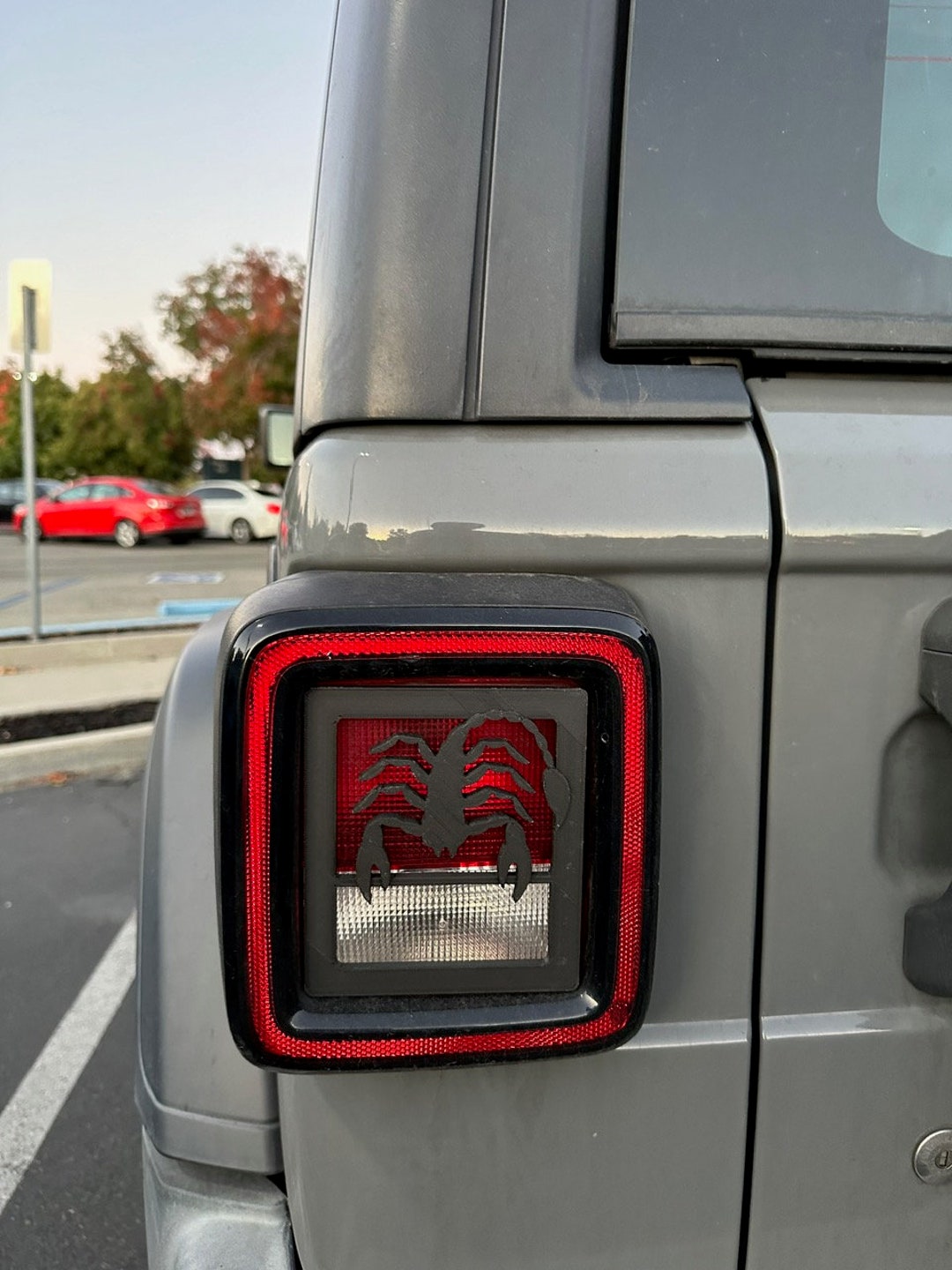 Scorpion Crawler in 3D - Black for Jeep Wrangler JK/JKU/JL Rear Tail ...