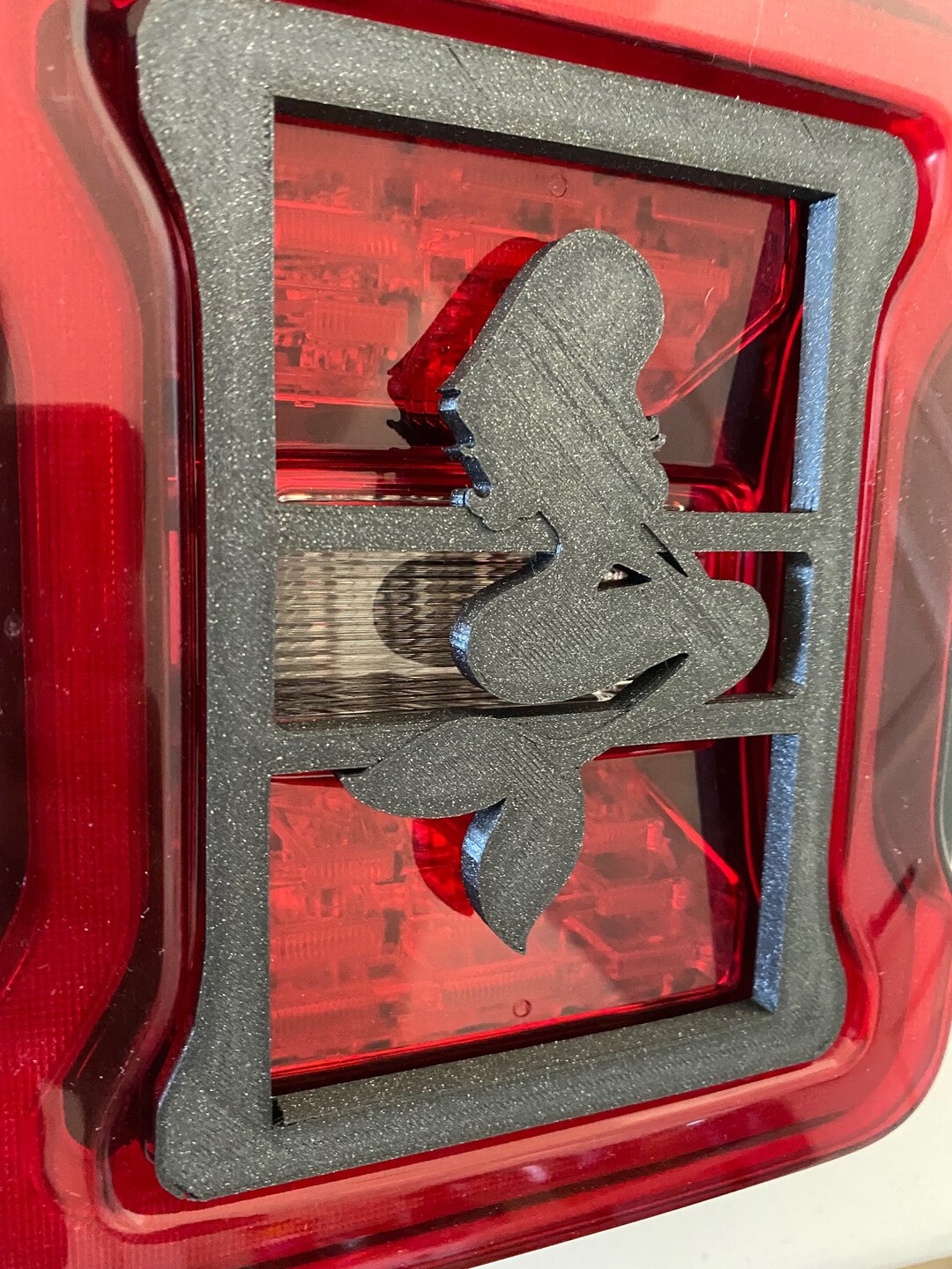 Mermaid in 3D for Jeep Wrangler Led Version JK/JKU/JL Rear Tail Light ...