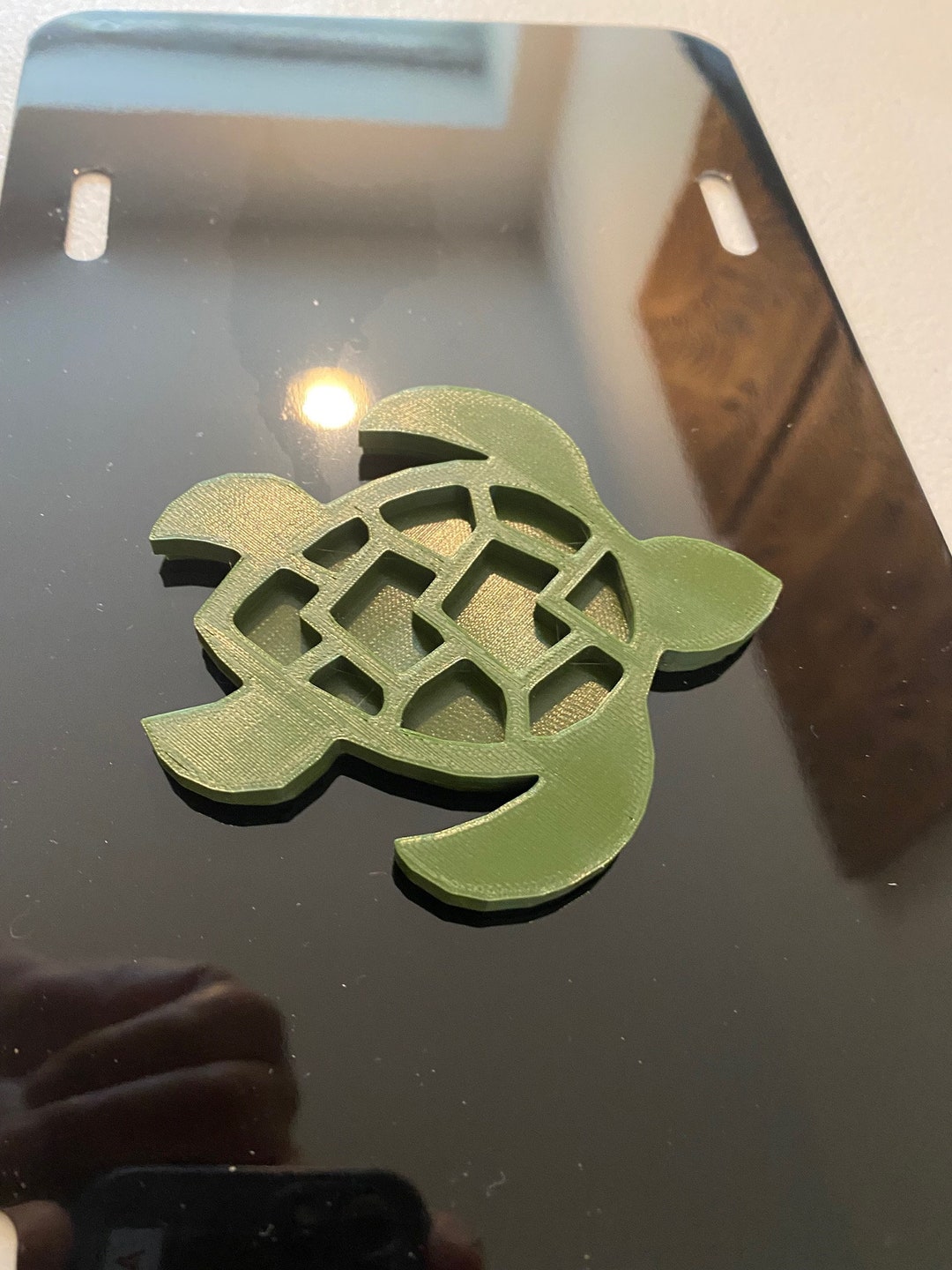 Honu Turtle Shell in 3D Version - Unique - Automotive License Plate ...