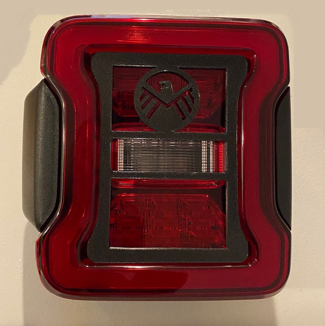 Secret Service Shield in 3D for Jeep Wrangler Led Version JK/JKU/JL ...