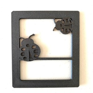 Very Cute Ladybug in 3D - Black for Jeep Wrangler JK/JKU/JL Rear Tail ...