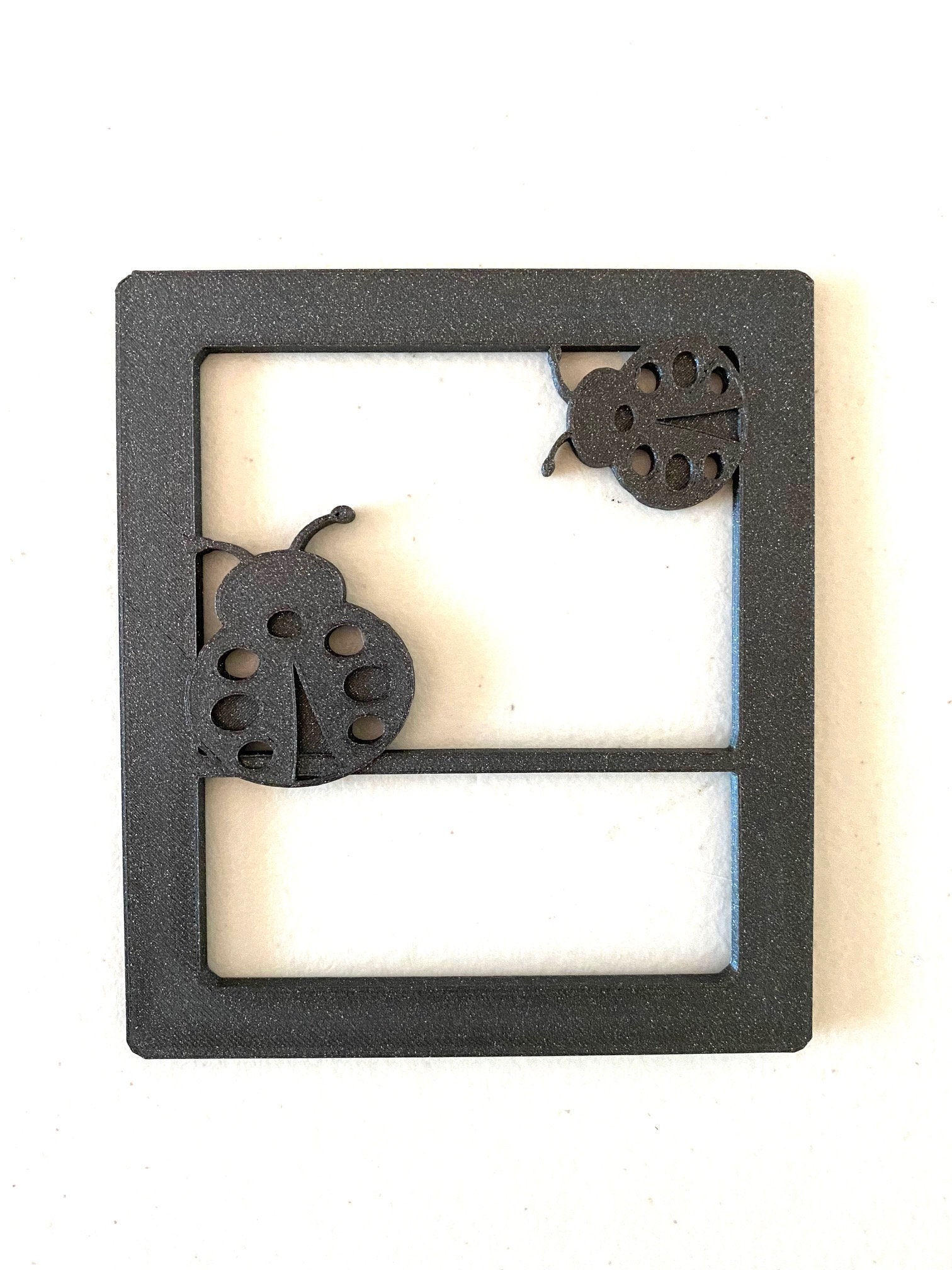 Very Cute Ladybug in 3D - Black for Jeep Wrangler JK/JKU/JL Rear Tail ...