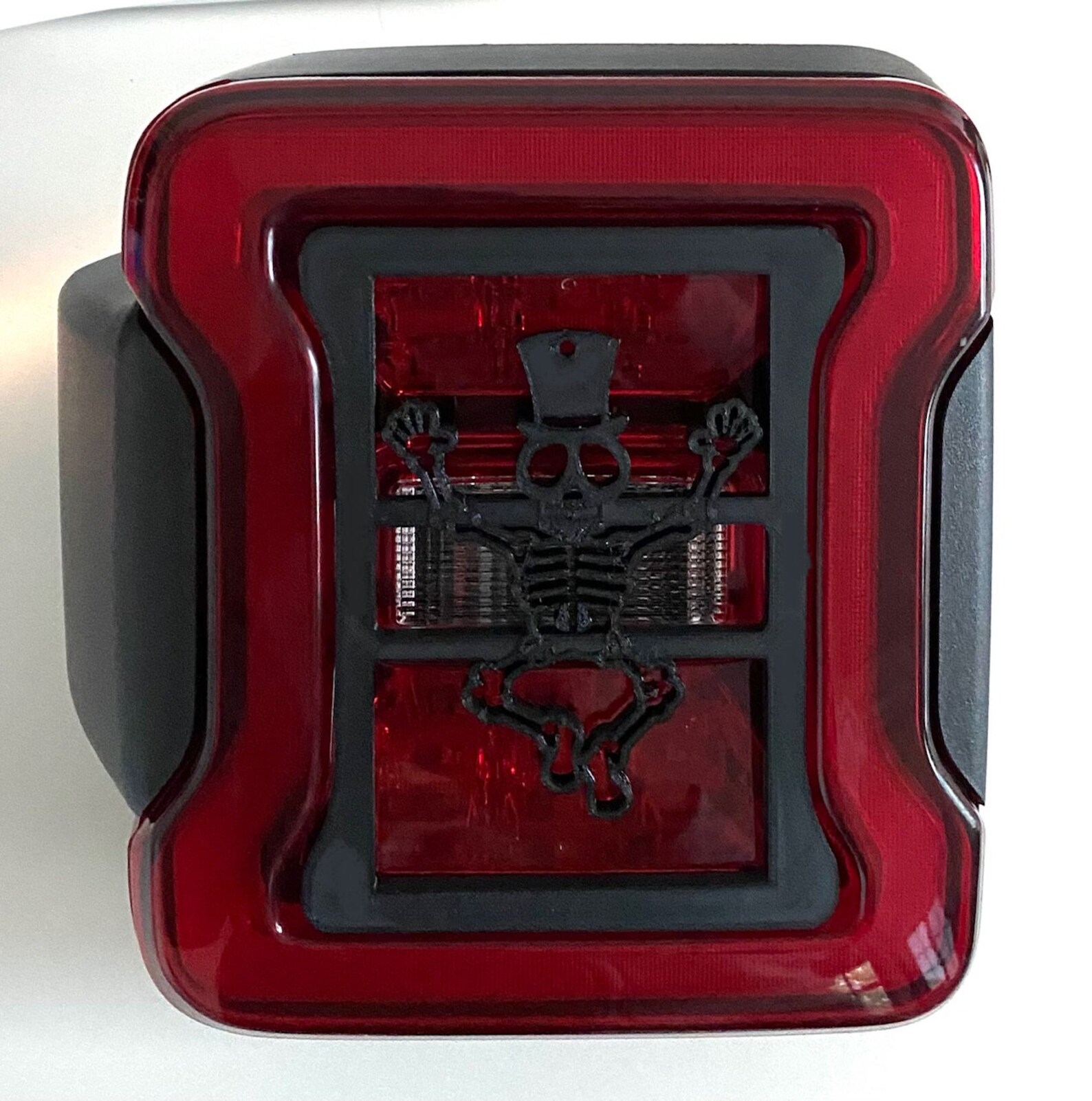 Dancing Skeleton Bones in 3D - Black for Jeep Wrangler JK/JKU/JL Rear ...