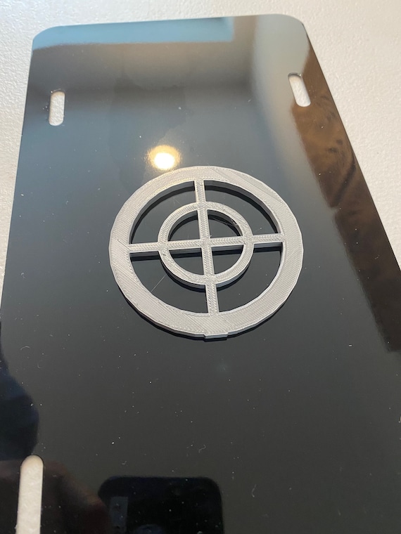 Target Practice in 3D Version Automotive License Plate - Etsy
